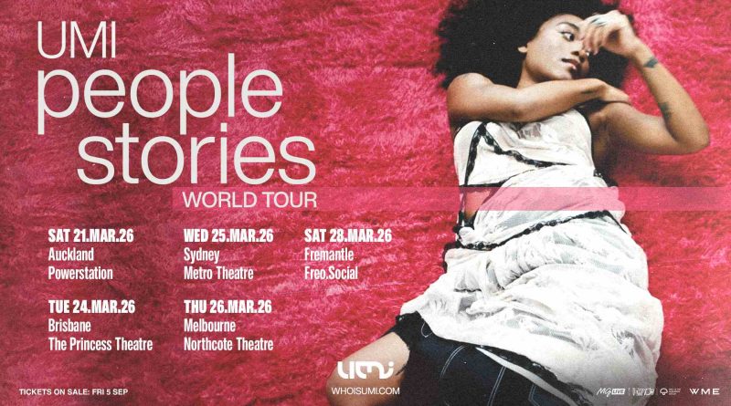 UMI (USA) adds Australia and New Zealand to World Tour - Sheldon Ang Media
