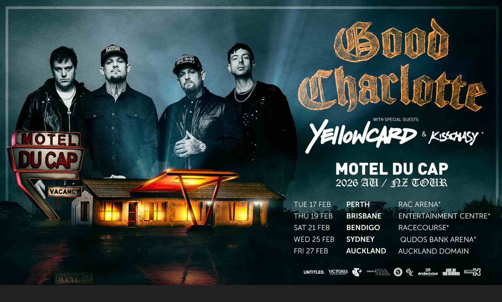 Good Charlotte Australian Tour Presale Starts Now - Sheldon Ang Media