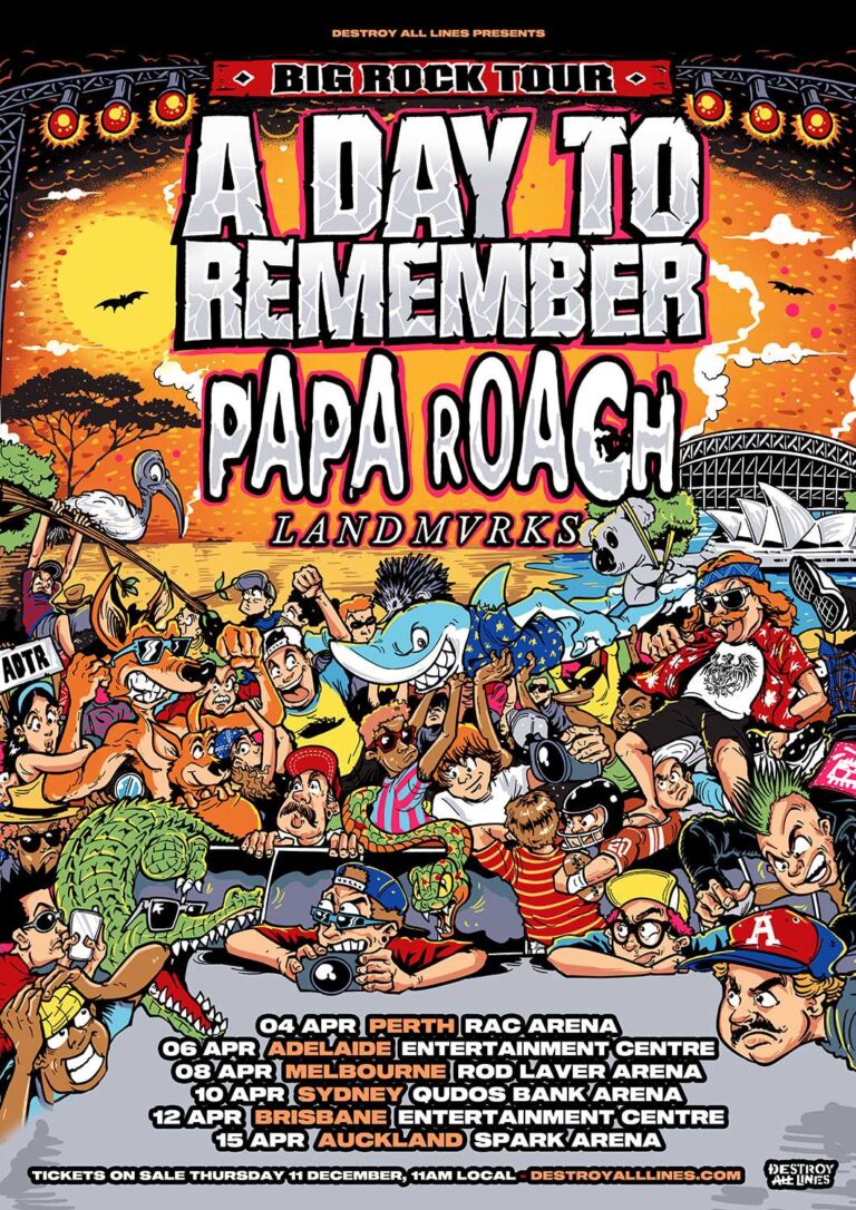 A Day To Remember & Papa Roach BIG ROCK TOUR - Sheldon Ang Media