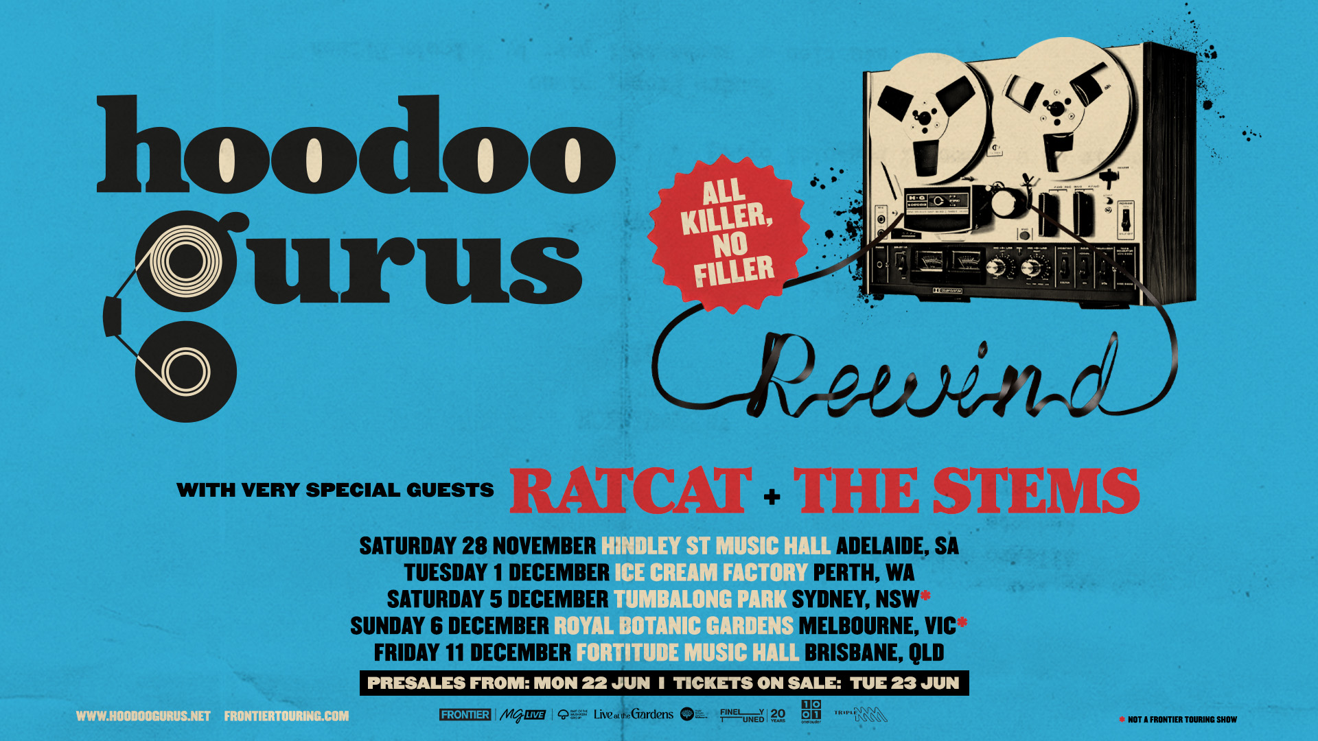 Hoodoo Gurus Celebrate 45th Anniversary With Rewind Tour - Sheldon Ang ...
