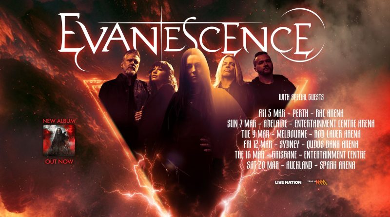 Evanescence Announces Massive 2027 Australia and New Zealand Arena Tour ...